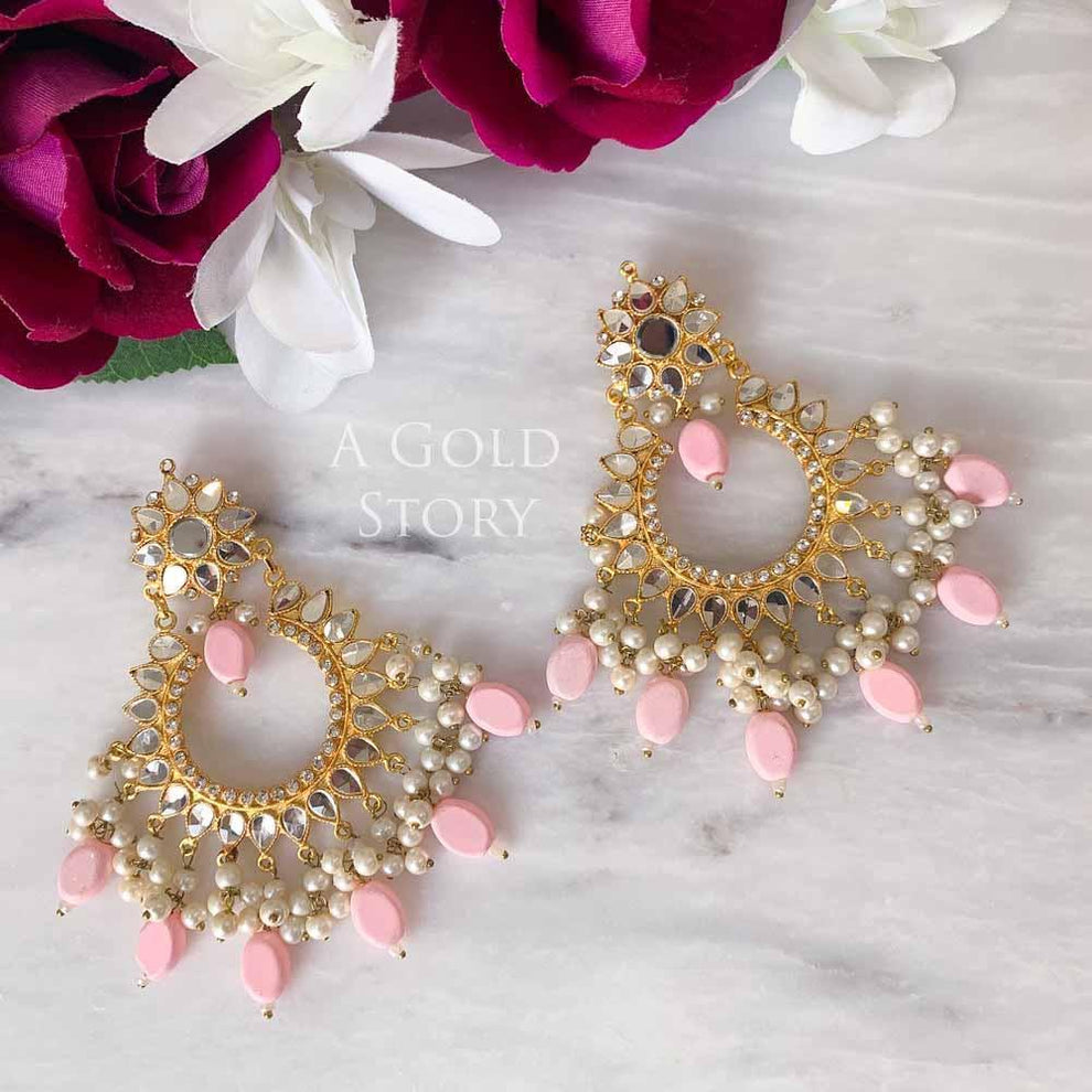 CHAAND BALIS LIGHT PINK – Basics by A Gold Story