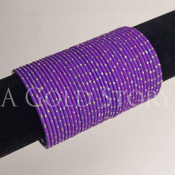 INDIAN METAL BANGLES MINTY PURPLE – Basics by A Gold Story